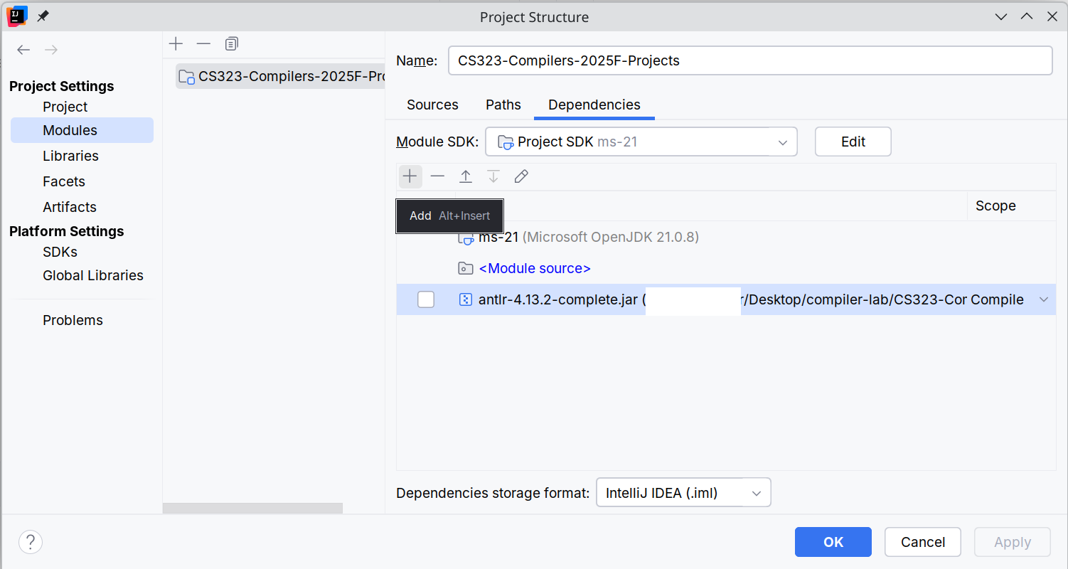 Project 1 - 编译原理 实验文档